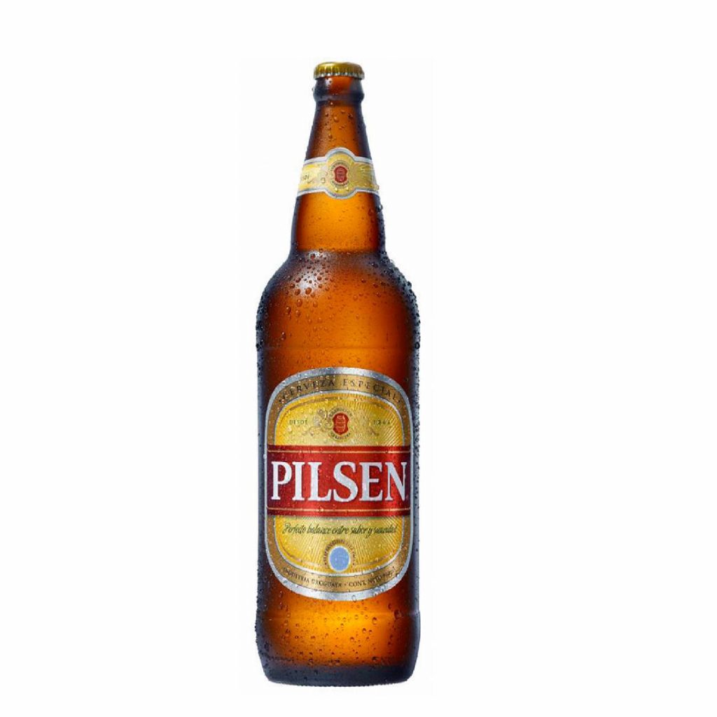 Botella Cerveza Pilsen Litro Retornable - Distribuidora Los Molinos