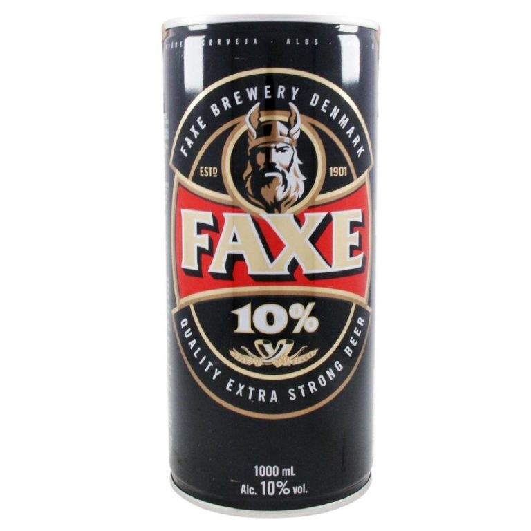 Cerveza FAXE Premium 10% Alcohol lata 1L - Distribuidora Los Molinos