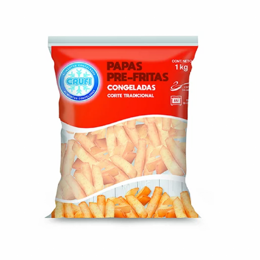 Papas Fritas congeladas Crufi 1kg - Distribuidora Los Molinos
